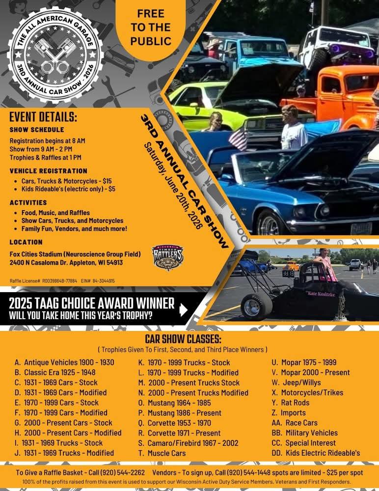 Wisconsin Car Shows - CarShowNationals.com